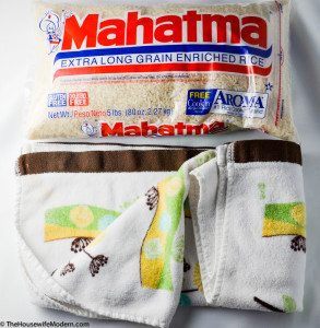 DIY Rice Bags: Use for Hot or Cold - The Housewife Modern