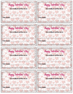 Free Valentine's Day Printables
