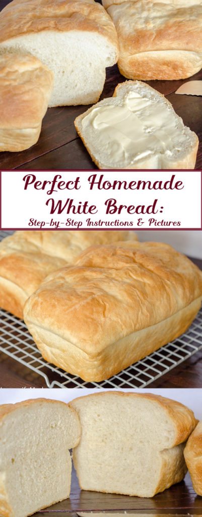 Perfect Traditional Homemade White Bread (& it works for sandwiches!)