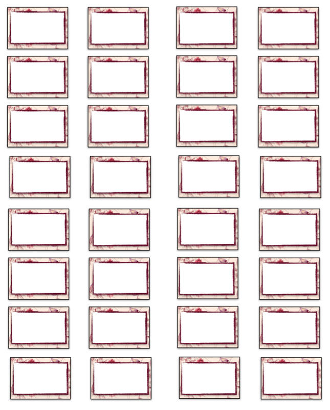 Free Printable Labels 6 Different Designs