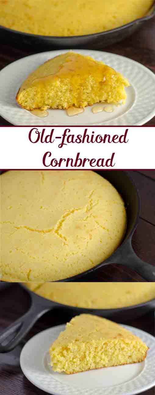 Old-fashioned, Cast Iron Skillet Cornbread