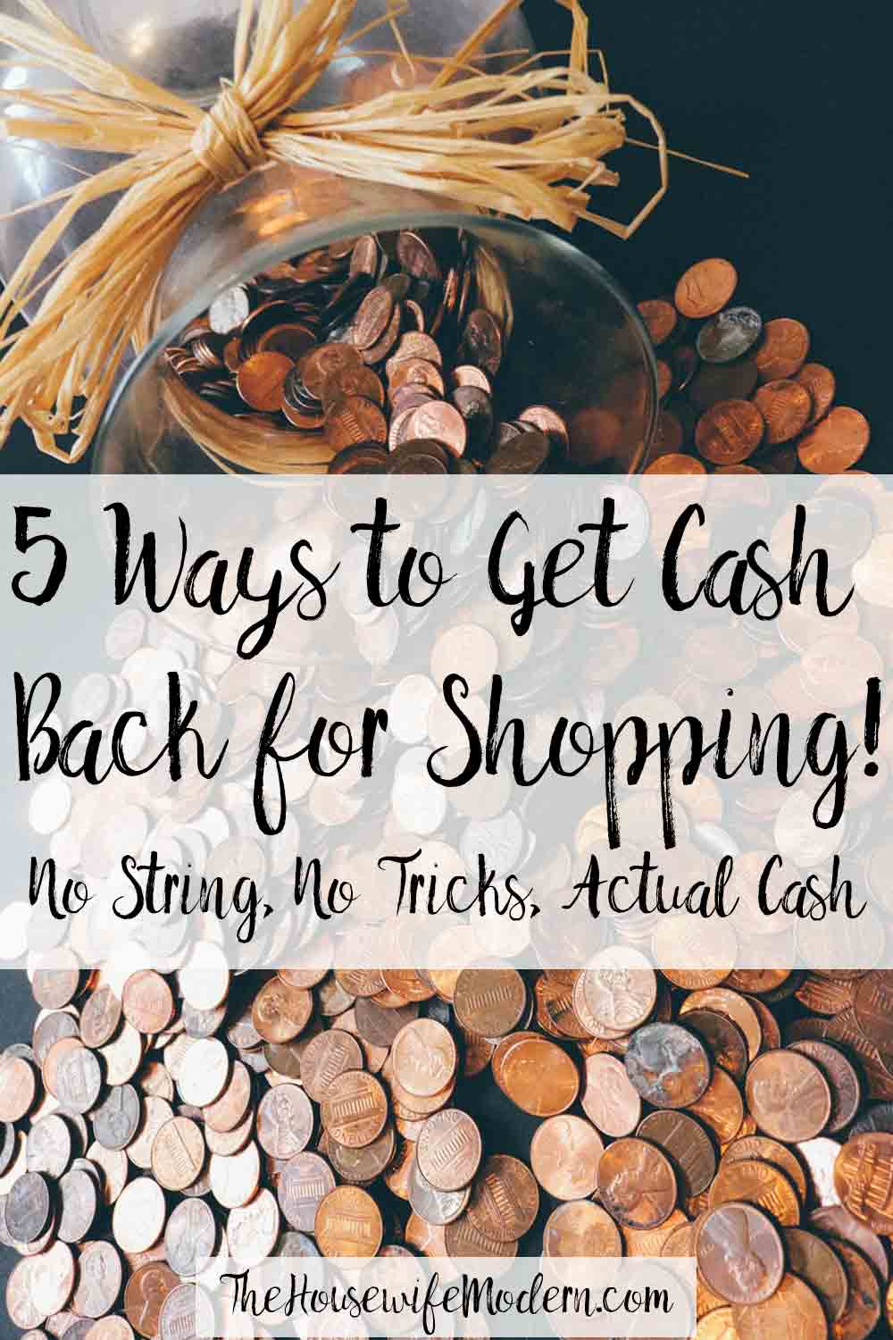 Cash Back for Shopping- No Tricks, Actual Cash