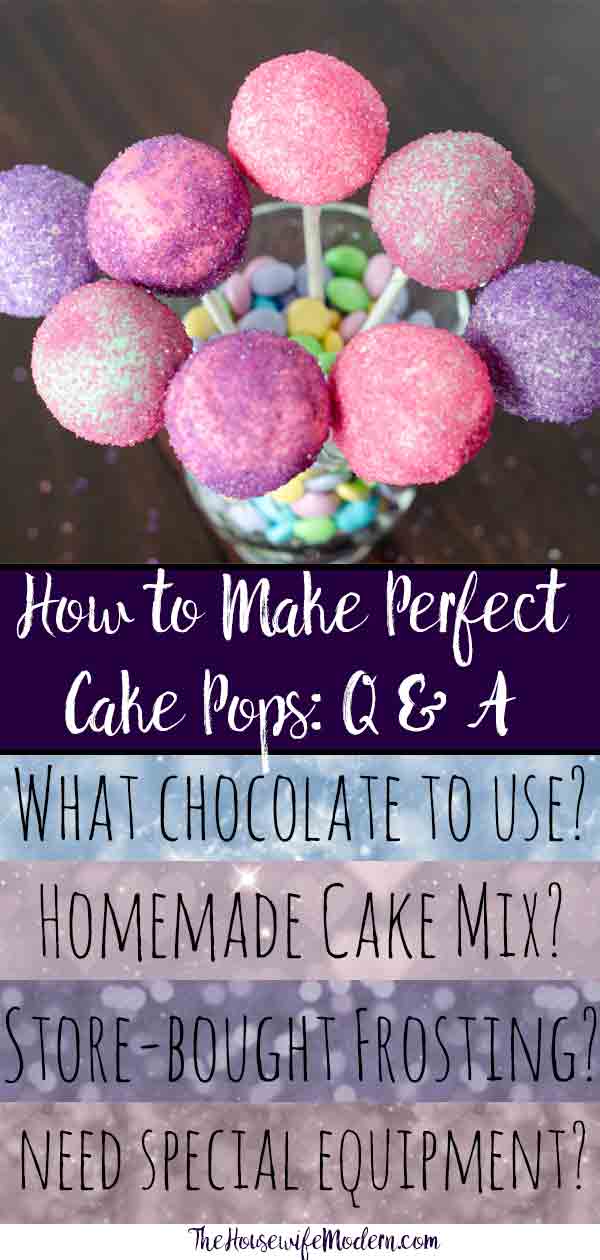 How to Make Perfect Cake Pops: Part 1- Questions & Answers