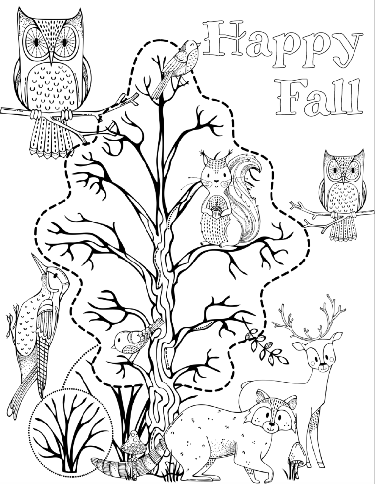 Free Printable Halloween Coloring Pages for Kids