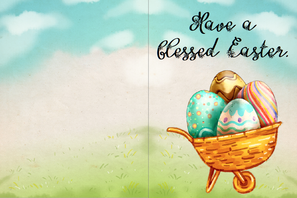 Free Printable Easter Cards: 4 Adorable Designs