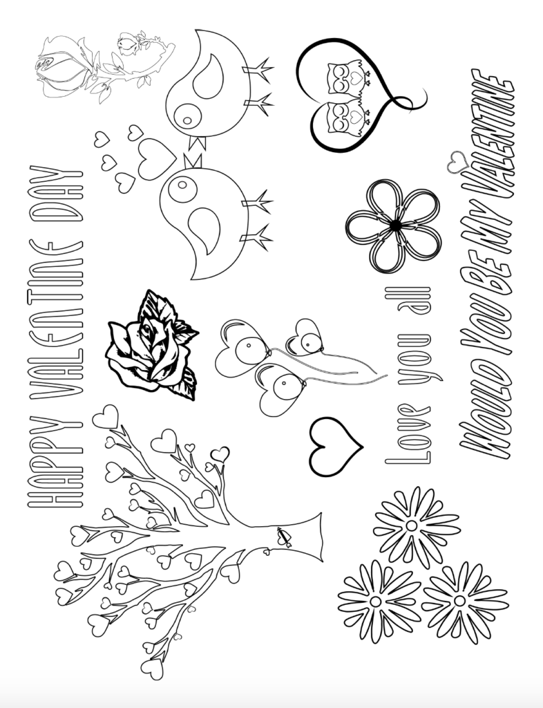 Have Fun With Free Printable Valentine's Day Coloring Pages