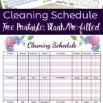 Free Printable Cleaning Schedule: Weekly and Deep-Cleaning