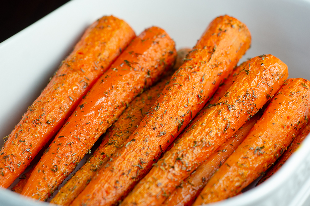 Roasted Carrots with Parsley and Thyme